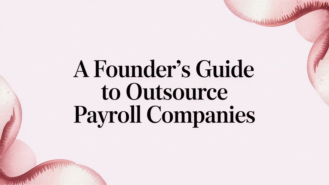 A Founder's Guide to Outsource Payroll Companies