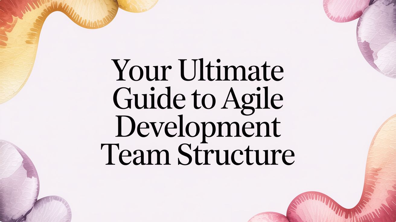 Your Ultimate Guide to Agile Development Team Structure